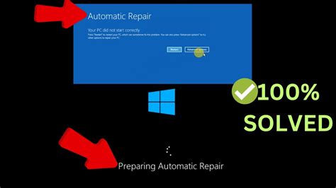 How To Fix Automatic Repair Loop In Windows 1011 Startup Repair Couldnt Repair Your Pc Youtube