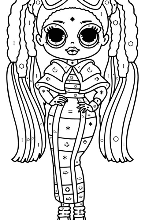 Målarbild Lol Omg Dazzle Lights Coloring For
