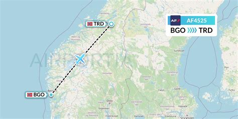AF Flight Status Air France Bergen To Trondheim AFR