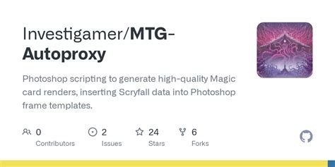 Pull Requests Investigamer MTG Autoproxy GitHub