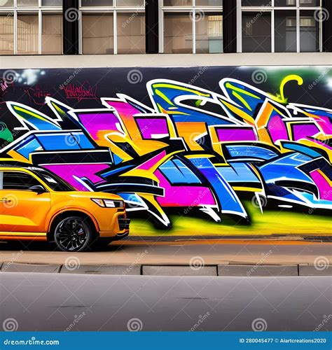 1652 Urban Street Graffiti A Vibrant And Urban Background Featuring