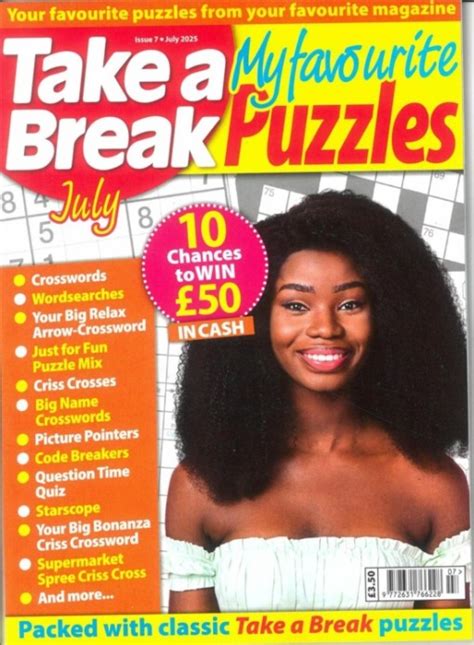 Tab My Favourite Puzzles Magazine Issue 07 2025 Mags Direct