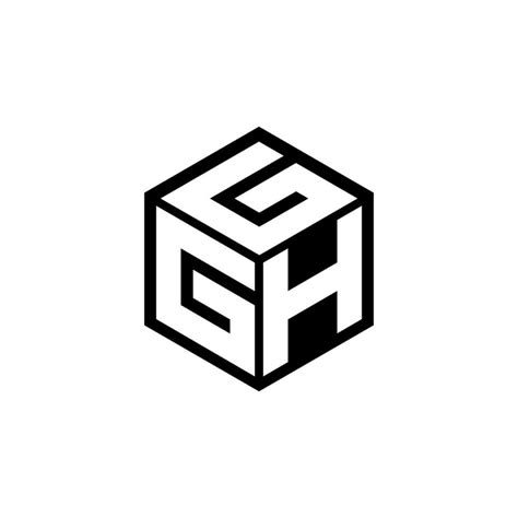 GHG Letter Logo Design In Illustration Vector Logo Calligraphy
