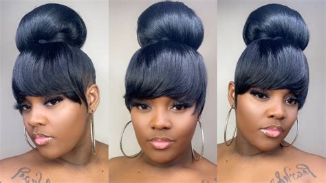 Cute Bun Hairstyles For Black Hair