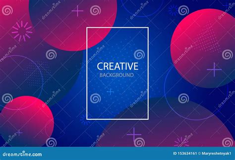 Abstract Background With Geometric Gradient Circle Design Abstract