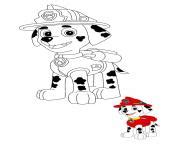 Coloriage Chase Adore Son Camion De Police Et Voiture Paw Patrol