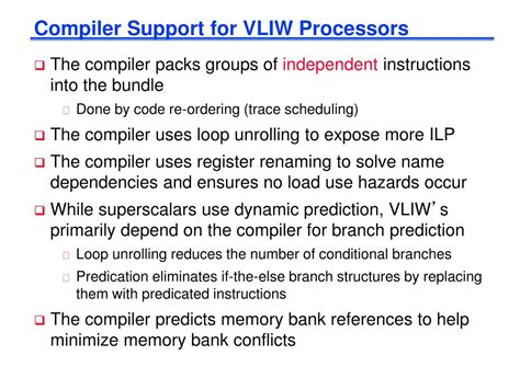 Ppt Multiple Issue Processors Superscalar And Vliw Powerpoint Presentation Id5704484