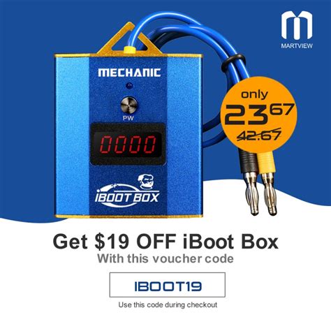 Get USD OFF Mechanic IBoot Box Power Supply For Android With This Voucher Code Martview