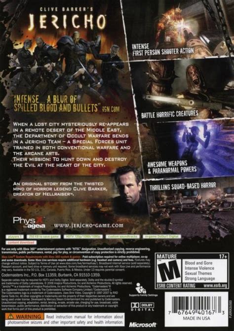 CLIVE BARKERS JERICHO – Gameplanet
