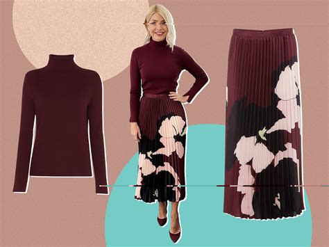 Holly Willoughby This Morning Outfit Shop The Top And Skirt The
