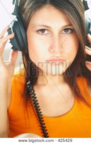 Sexy Girl Headphones Image Photo Free Trial Bigstock