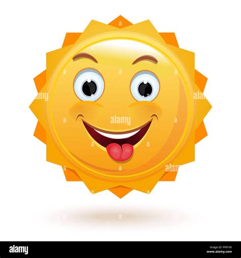 Smiley Anthropomorphic Face Stock Vector Images Alamy