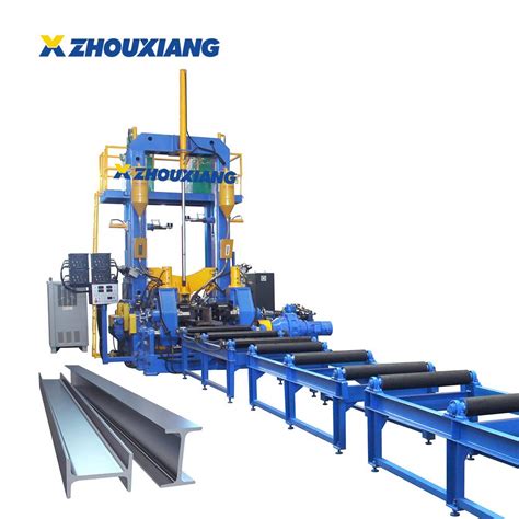 Automatic H Beam Assembling Welding Straightening 3 In One Welding