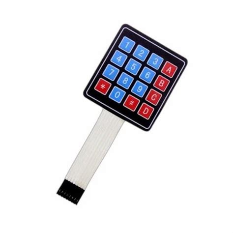 Matrix Keypad Membrane Switch For Arduino ARM and other MCU at Rs piece ममबरन सवच in