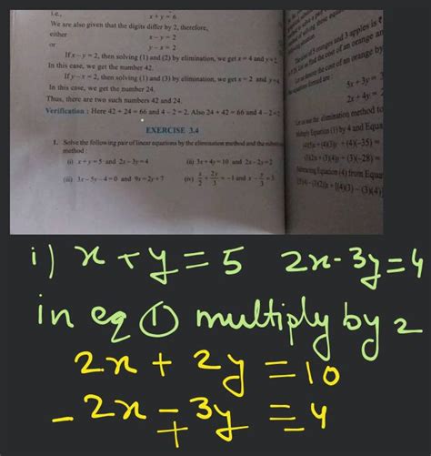 We Are Also Given That The Digits Differ By Therefore Either Or Xy