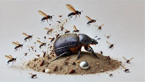 This Abstract Photograph Of A Beetle Features Unique Shapes And Colors