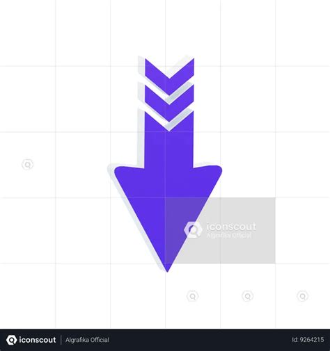 Speed Arrow Down 3d Icon Free Download Sign And Symbols 3d Icons Iconscout