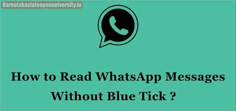 Want To Read Full Whatsapp Messages Without Seen Or Blue Tick Heres