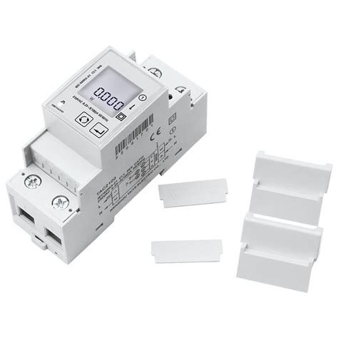SDM Modbus 230V Singe Phase Multifunction Energy Meter With Pulse Output V A W KWH DIN Rail