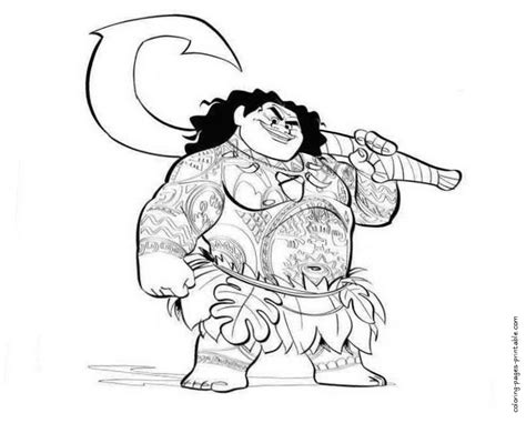 Maui Coloring Pages Coloring Nation