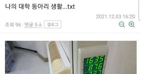 나의 대학 동아리 생활…