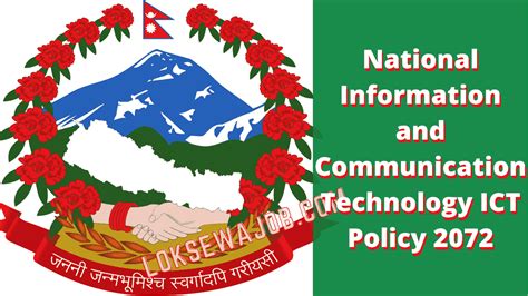 Information And Communication Technology Ict Policy Of Nepal 2072 2015 Loksewa Job Nepal