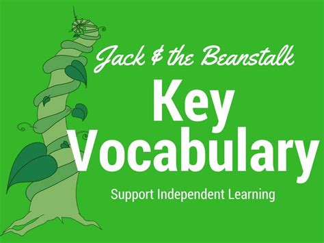 Key Vocabulary Word Mat Traditional Tales Jack And The Beanstalk