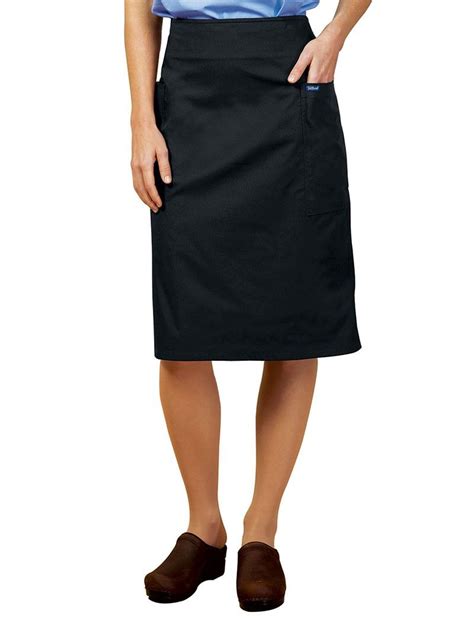 Tafford Essentials Flat Front Cargo Pocket Scrub Skirt Nursing Shoes