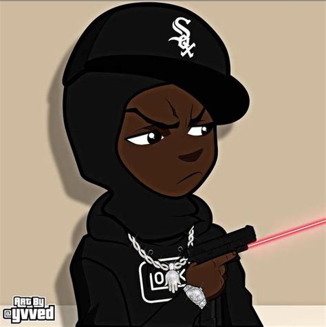 Pgf Nuk Boondock Swag Cartoon Cartoon Profile Pics Anime Rapper