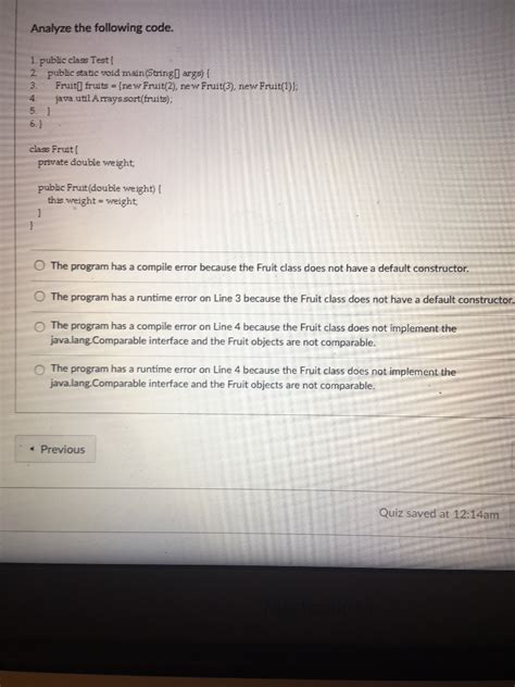 solved analyze the following code 1 public class test i 2