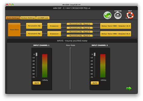 subwoofer equalization and integration with the minidsp 2×4