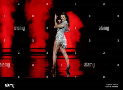 Anxhela Peristeri From Albania Sings Karma At The Grand Final Of The