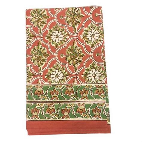 Red Cotton Block Ptd Bed Covers For Home Size 220x270cms At Rs 895 Piece In Jaipur