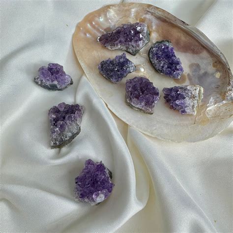 Mini Ham Ametist Kütle Elifsu Jewelry