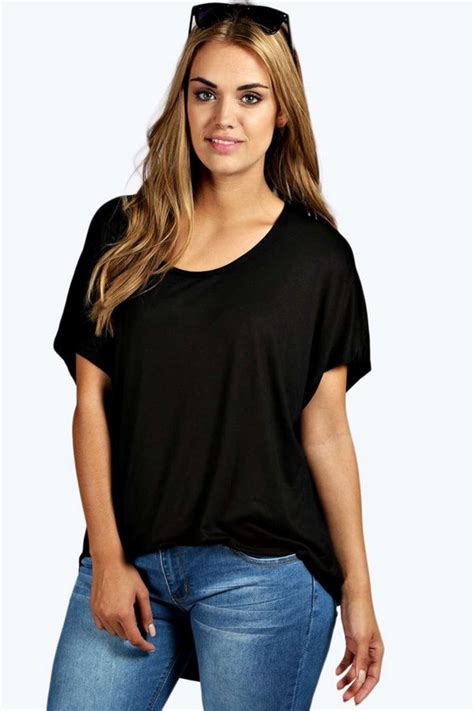 Plus Basic Oversized T Shirt Boohoo