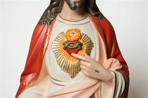 Statua Sacro cuore di Gesù cm 110 Omnia Sacra Arte Sacra da oltre
