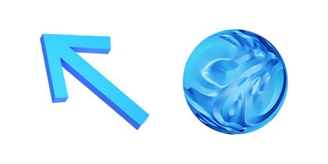 Blue Arrow Orb D Cursor Sweezy Custom Cursors