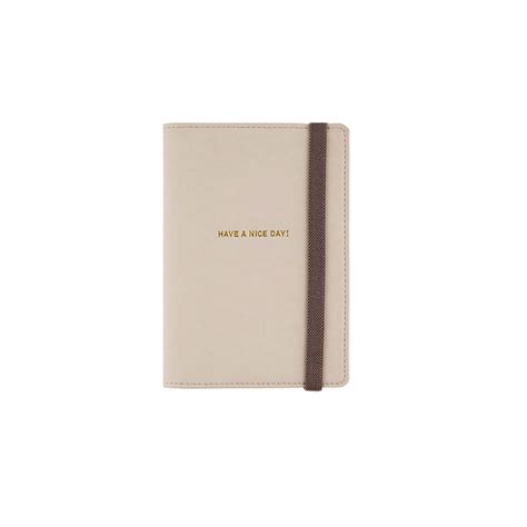 Hobonichi Techo Original A Have A Nice Day Oatmeal Set Cover