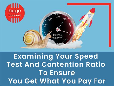 Examining Your Speed Test And Contention Ratio To Ensure You Get What