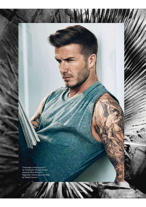 David Beckham Elle Magazine Uk July 2012 David Beckham Photo 31085804 Fanpop
