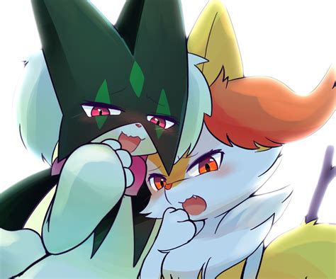 Braixen And Meowscarada Pokemon Drawn By Raguapricolor Danbooru
