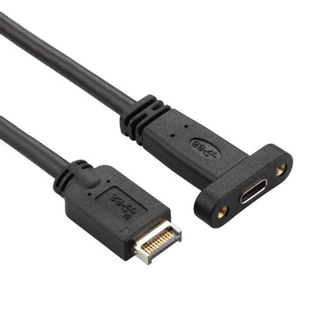 UC 037 USB3 1轉Type C線 主機板USB3 1 Front Panel Header轉接線 附擋板螺絲 蝦皮購物