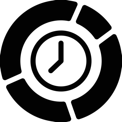ilustración de vector de gráfico de tiempo en un fondo símbolos de calidad premium iconos