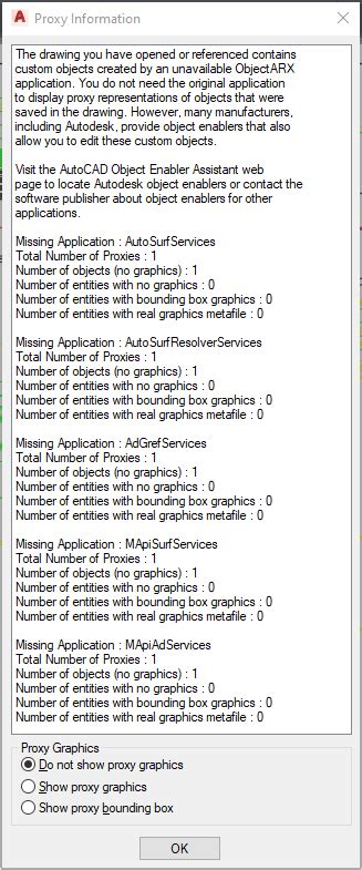 Solved Missing Object Enablers Autodesk Community