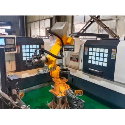 Axis Robot Lathe CNC Load Unload Processing Parts Collaboration Robot Unload Injection