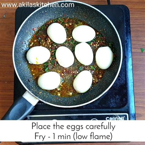 Easy Egg Pepper Fry Muttai Milagu Varuval Learning To Cook