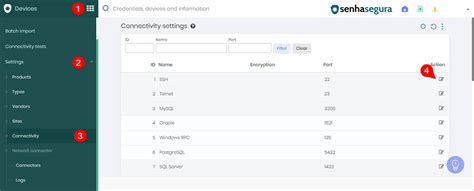 How To Edit Devices Connectivity Settings Pam Core Segura Community