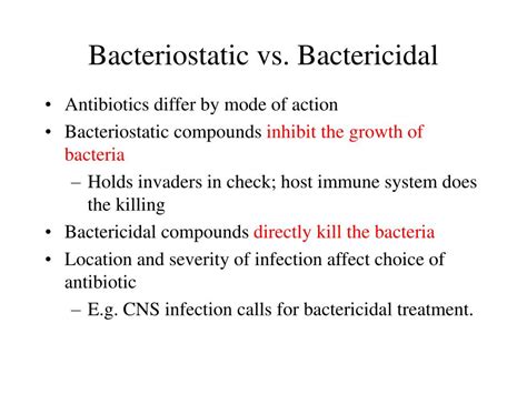 Is Bactericidal Better Than Bacteriostatic At Linda Redmon Blog