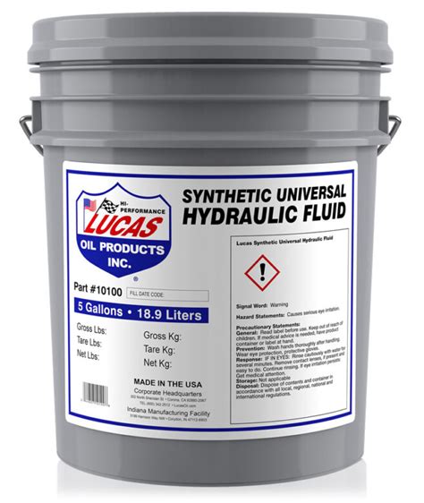 Synthetic Universal Hydraulic Fluid Space Coast Group