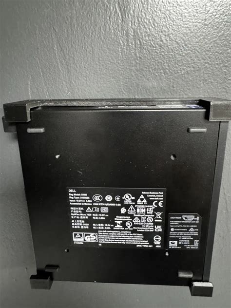 Optiplex Micro Wall Desk Mount Free 3d Print Model Makerworld